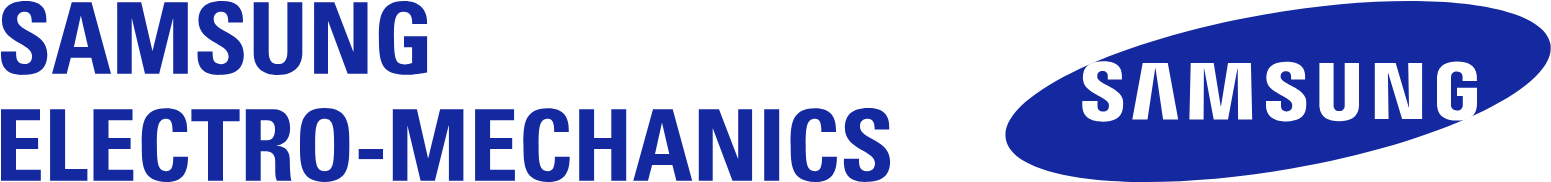 Samsung Electro-Mechanics logo in transparent PNG format