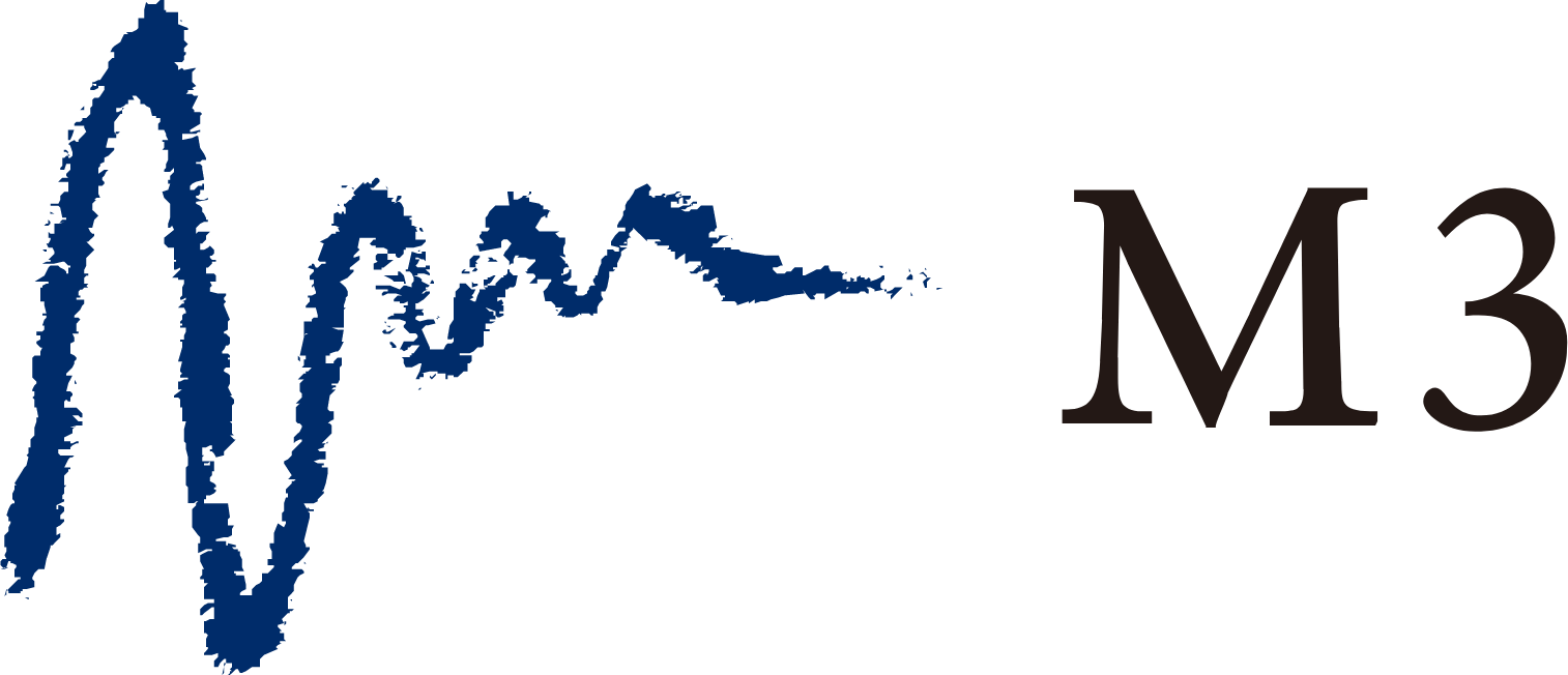 M3, Inc logo in transparent PNG and vectorized SVG formats