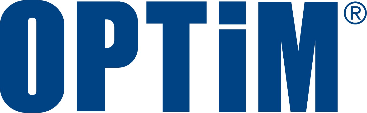 OPTiM logo in transparent PNG and vectorized SVG formats