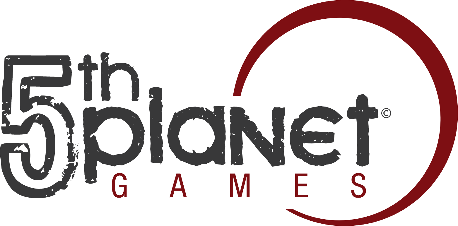 5th Planet Games logo in transparent PNG and vectorized SVG formats