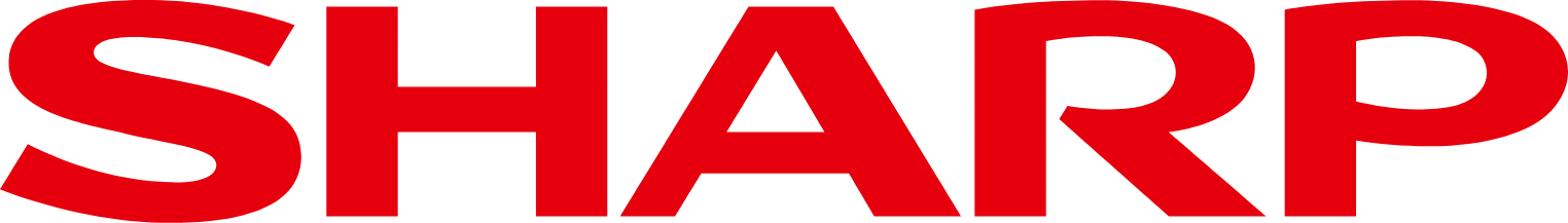 Sharp Corporation logo in transparent PNG format