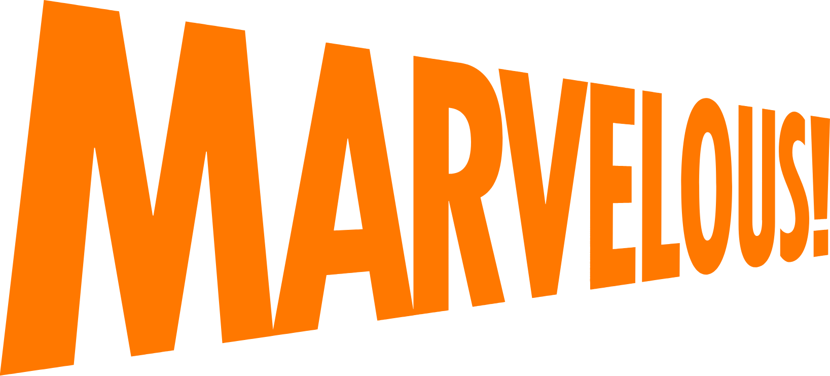 Marvelous logo in transparent PNG and vectorized SVG formats