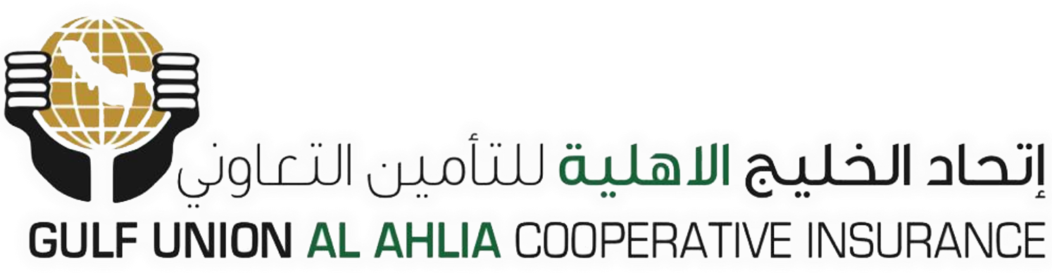 Gulf Union Alahlia Cooperative Insurance logo in transparent PNG format