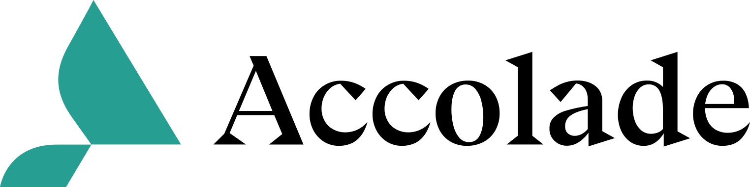 Accolade logo in transparent PNG and vectorized SVG formats