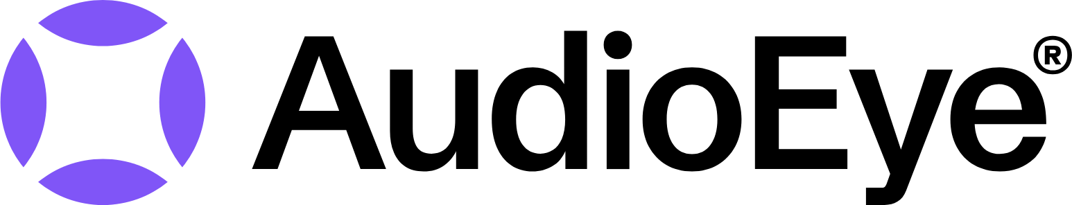 AudioEye logo in transparent PNG and vectorized SVG formats