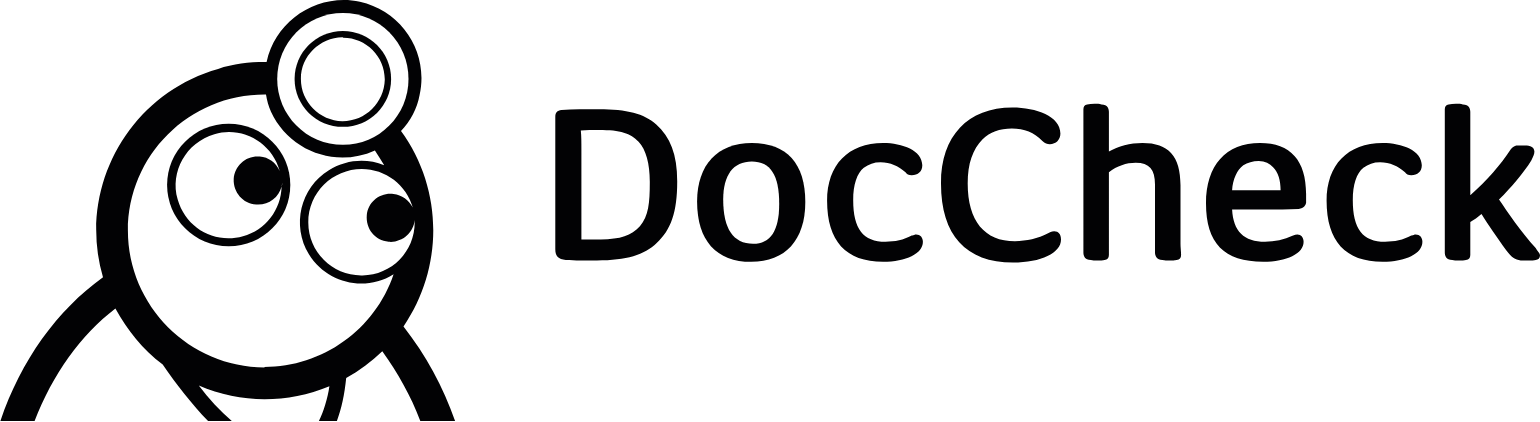 DocCheck logo in transparent PNG and vectorized SVG formats