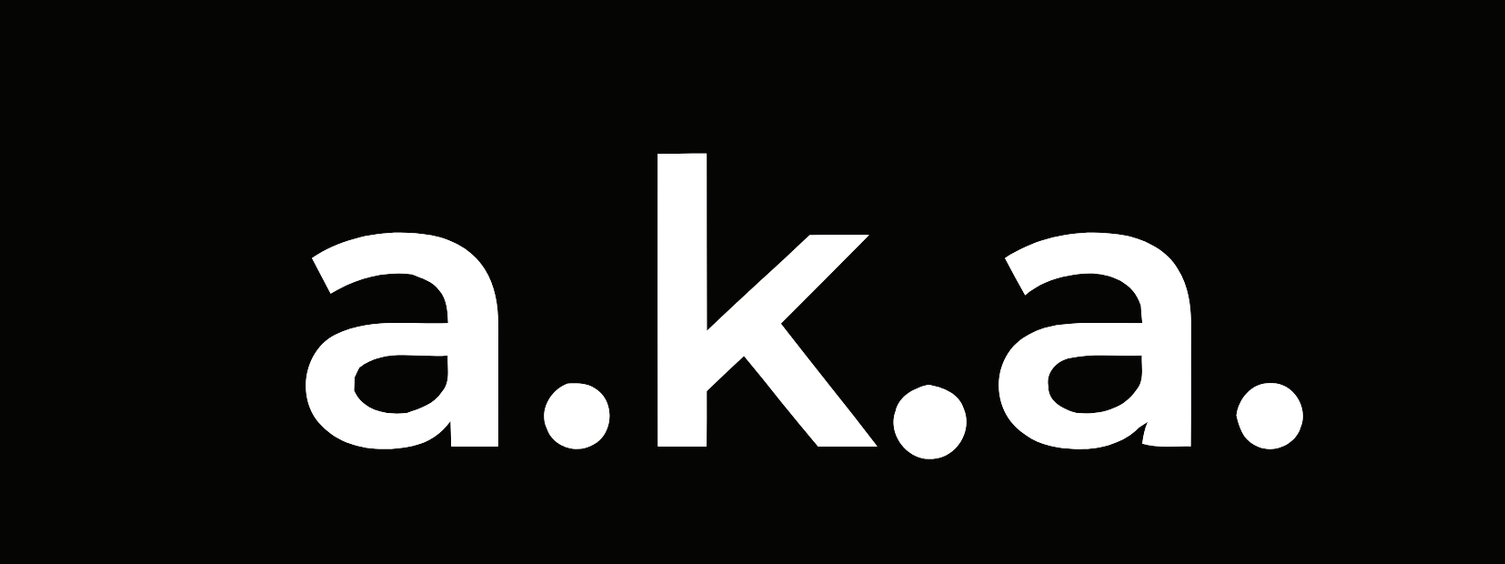a.k.a. Brands logo in transparent PNG and vectorized SVG formats