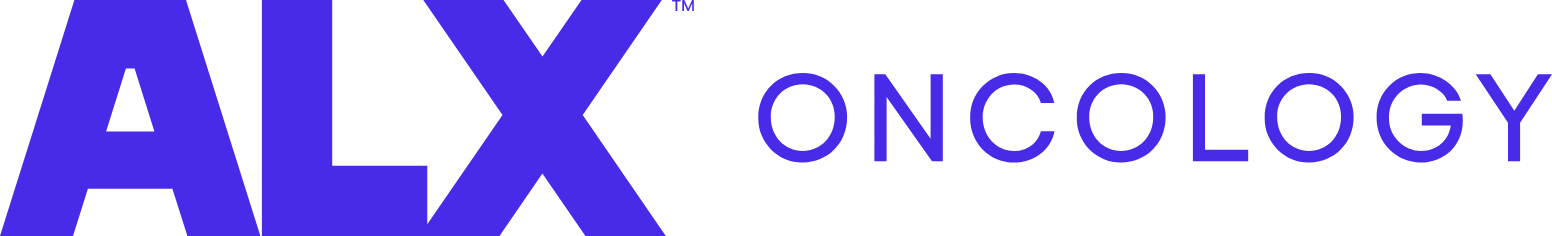 ALX Oncology logo in transparent PNG and vectorized SVG formats