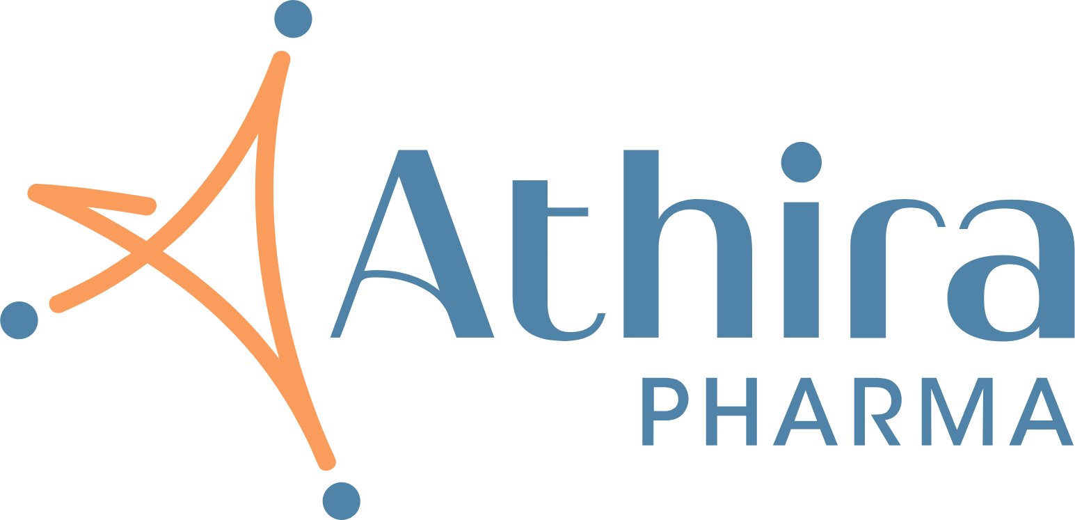Athira Pharma logo in transparent PNG and vectorized SVG formats