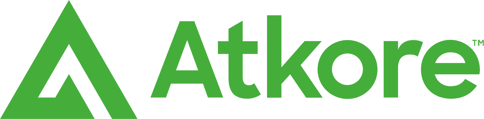 Atkore logo in transparent PNG and vectorized SVG formats