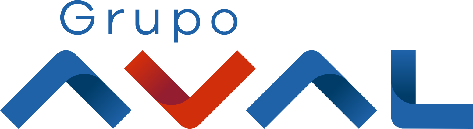 Logo de Grupo Aval au format PNG transparent