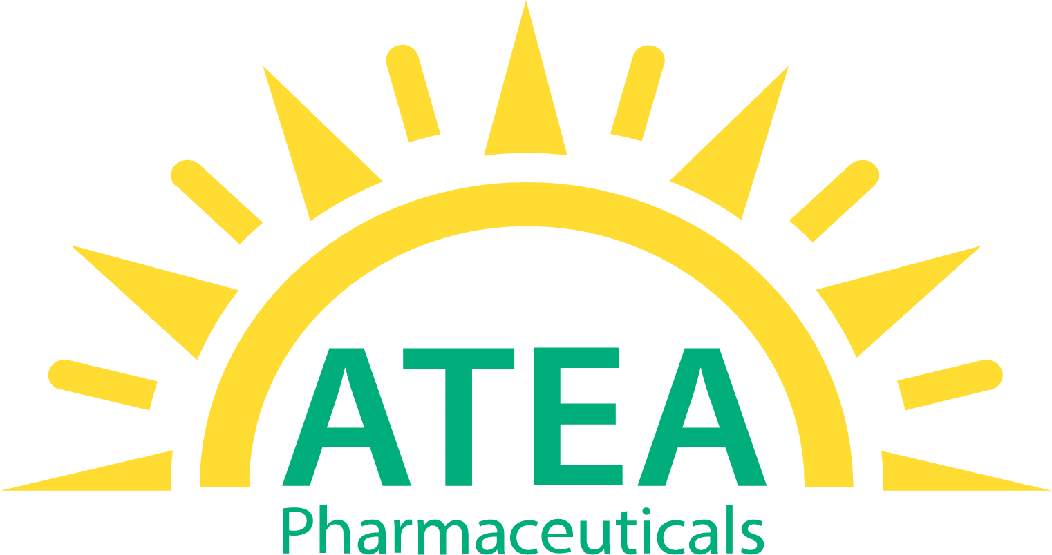 Atea Pharmaceuticals logo in transparent PNG and vectorized SVG formats