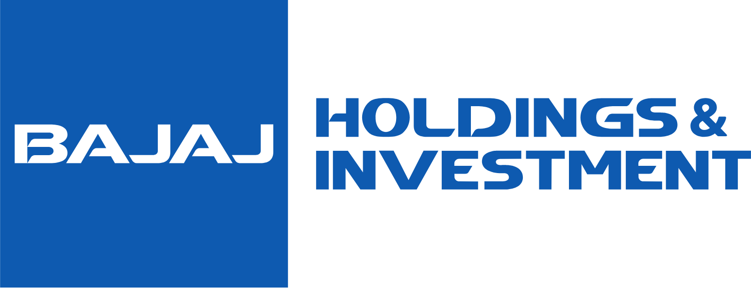 Bajaj Holdings & Investment logo in transparent PNG format