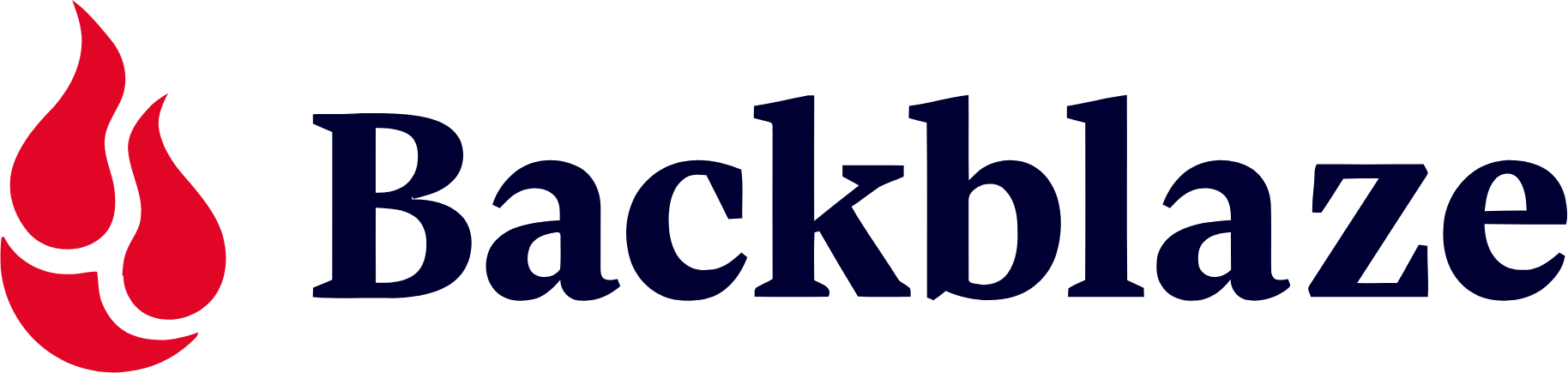 Backblaze logo in transparent PNG and vectorized SVG formats