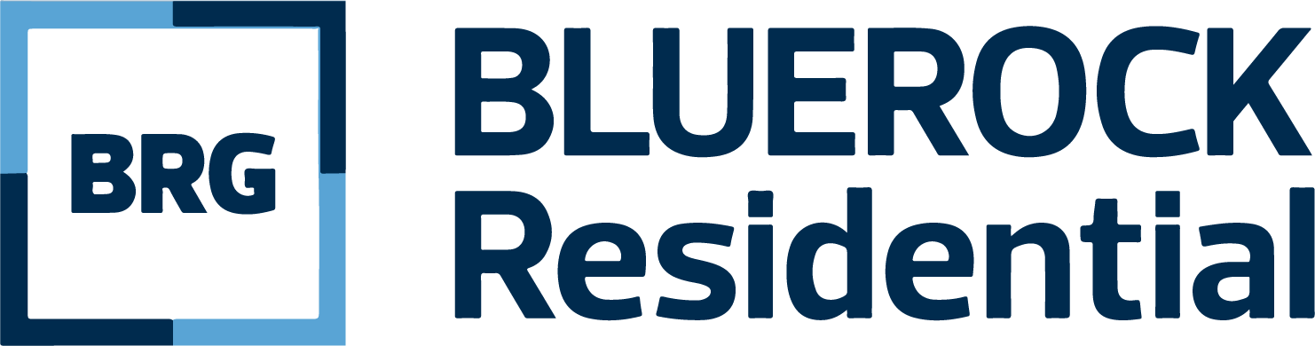 Bluerock Residential logo in transparent PNG format