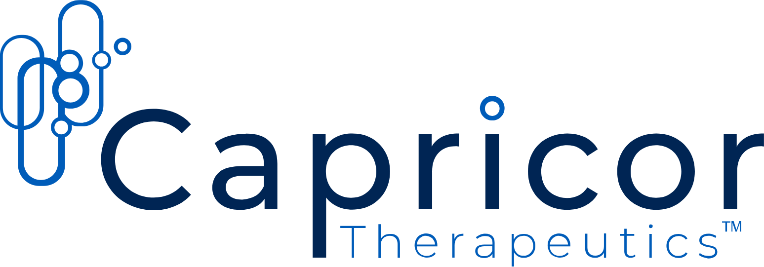 Capricor Therapeutics logo in transparent PNG format