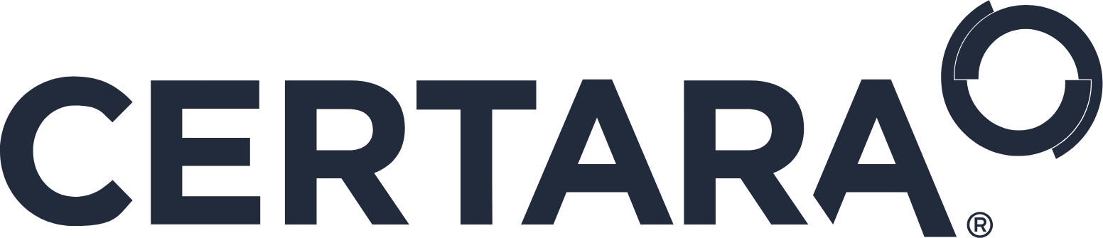 Certara logo in transparent PNG and vectorized SVG formats