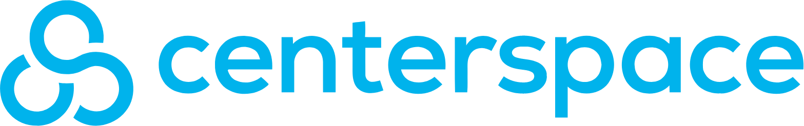 Centerspace logo in transparent PNG and vectorized SVG formats