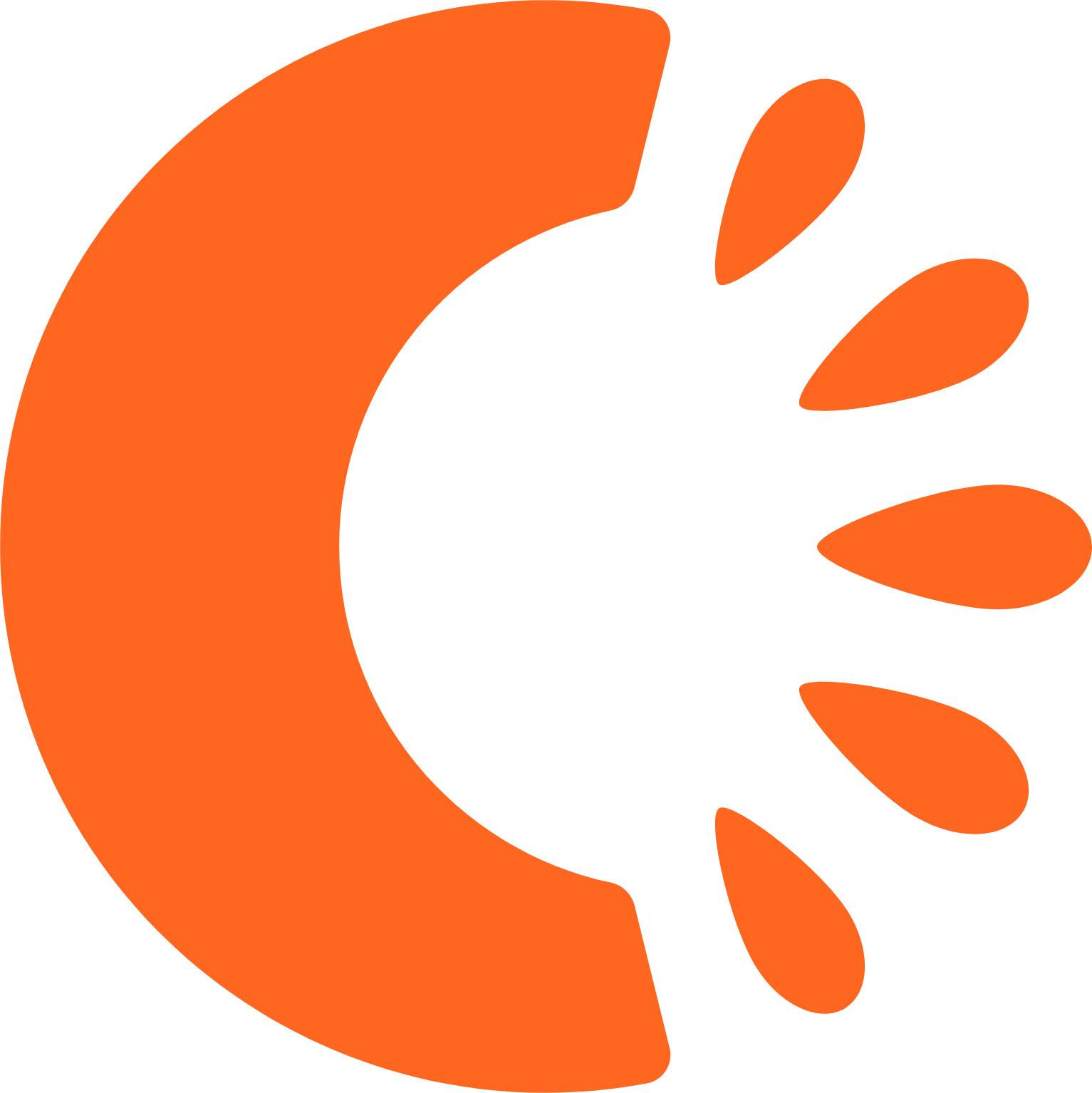 Cantaloupe logo in transparent PNG and vectorized SVG formats