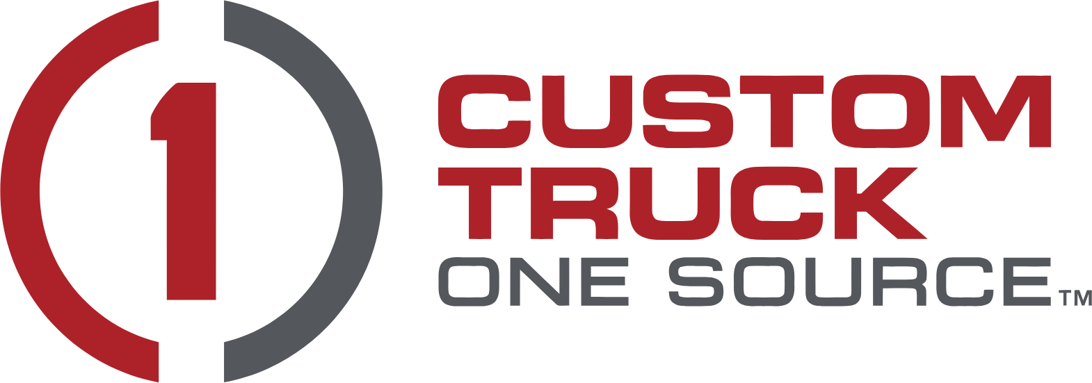 Custom Truck One Source logo in transparent PNG and vectorized SVG formats