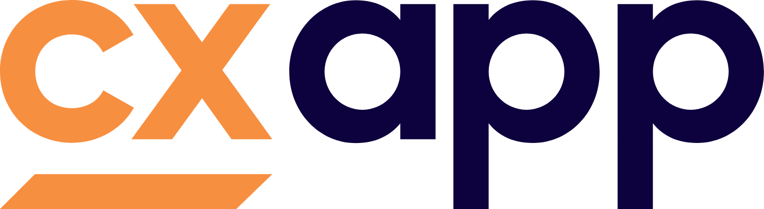 CXApp logo in transparent PNG and vectorized SVG formats