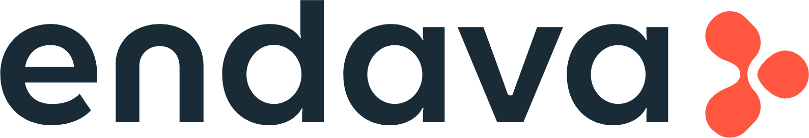 Endava logo in transparent PNG format