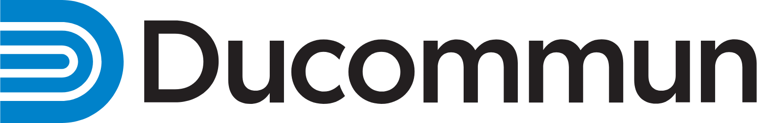 Ducommun logo in transparent PNG format