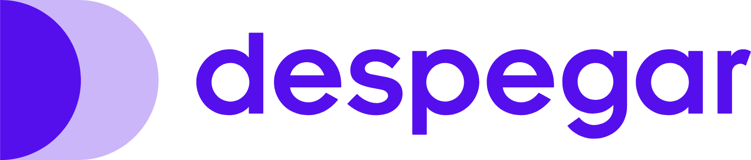 Despegar logo in transparent PNG and vectorized SVG formats