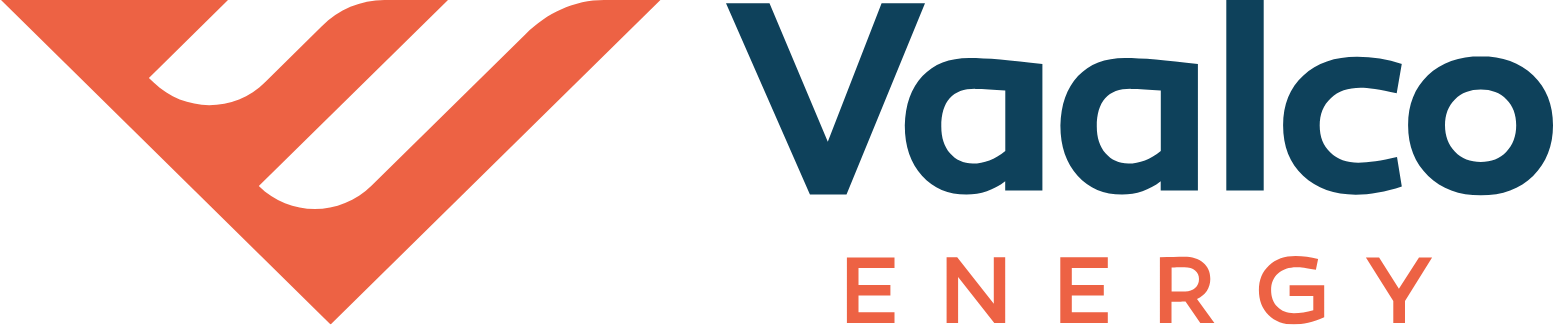 Vaalco Energy logo in transparent PNG and vectorized SVG formats