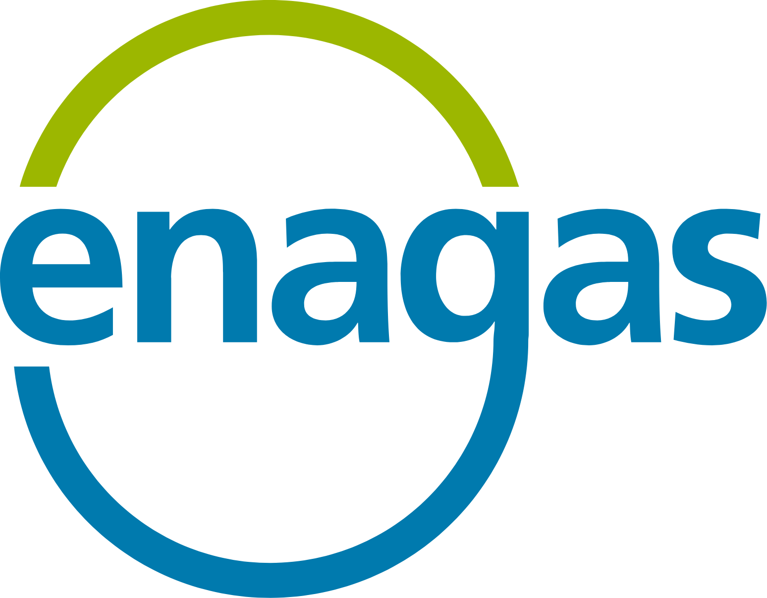 Enagás logo in transparent PNG format