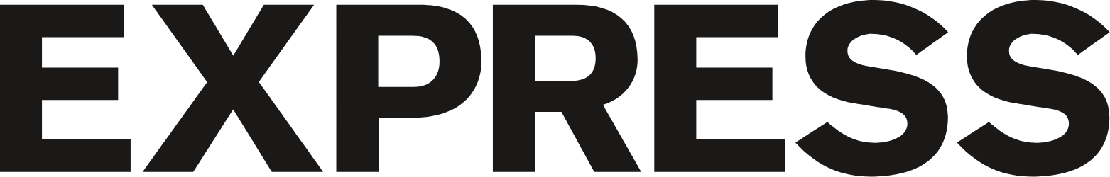 Express logo in transparent PNG and vectorized SVG formats