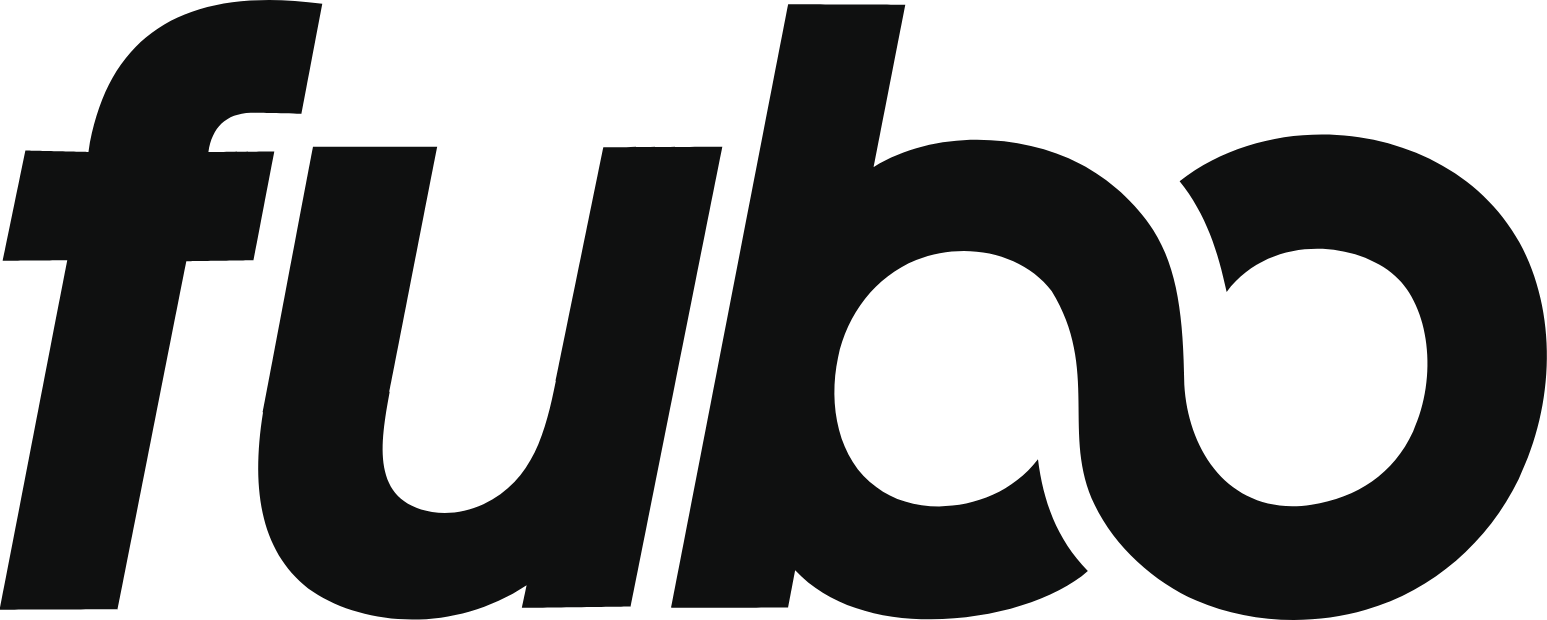 fuboTV logo in transparent PNG and vectorized SVG formats