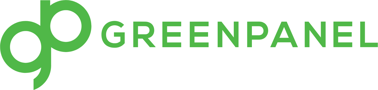 Greenpanel Industries logo in transparent PNG format