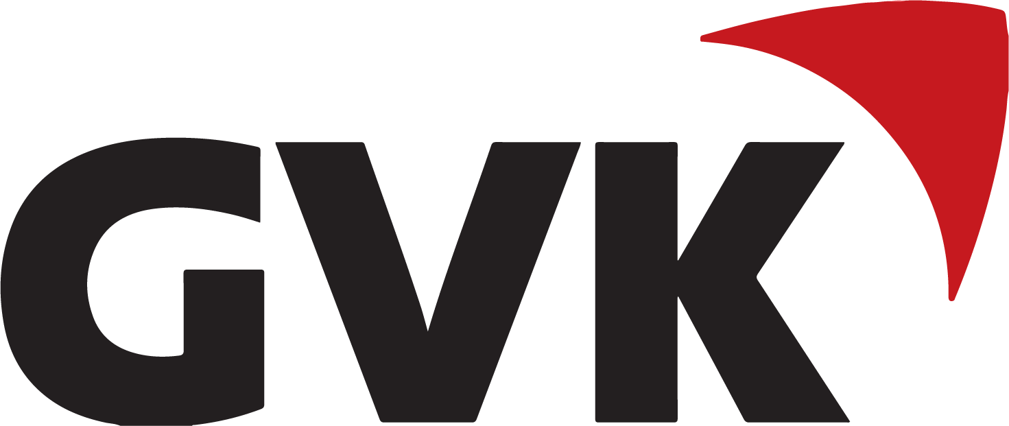 GVK Power & Infrastructure logo in transparent PNG format