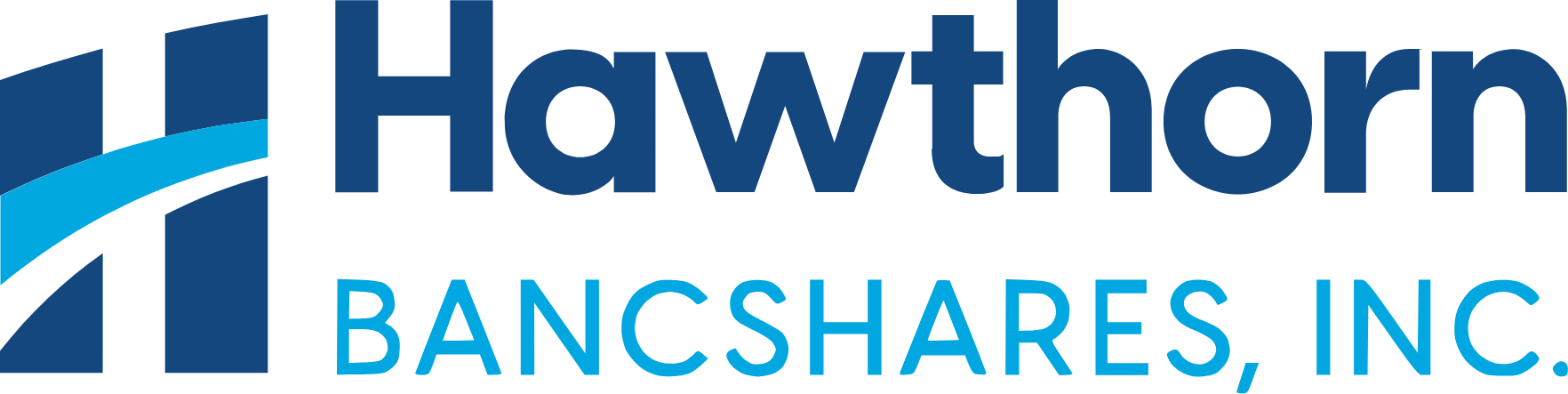 Hawthorn Bancshares logo in transparent PNG and vectorized SVG formats