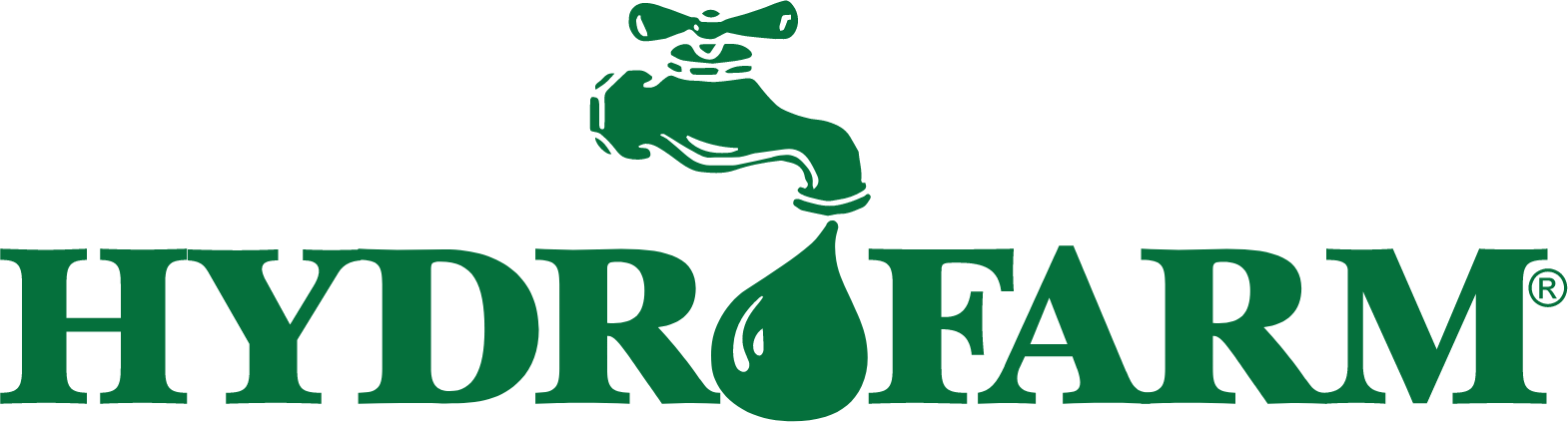 Hydrofarm logo in transparent PNG and vectorized SVG formats