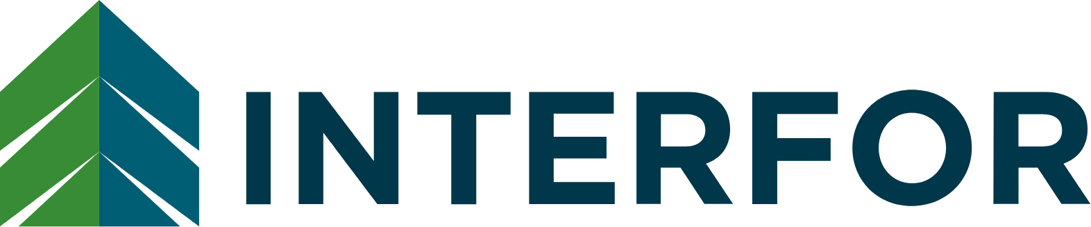 Interfor logo in transparent PNG and vectorized SVG formats
