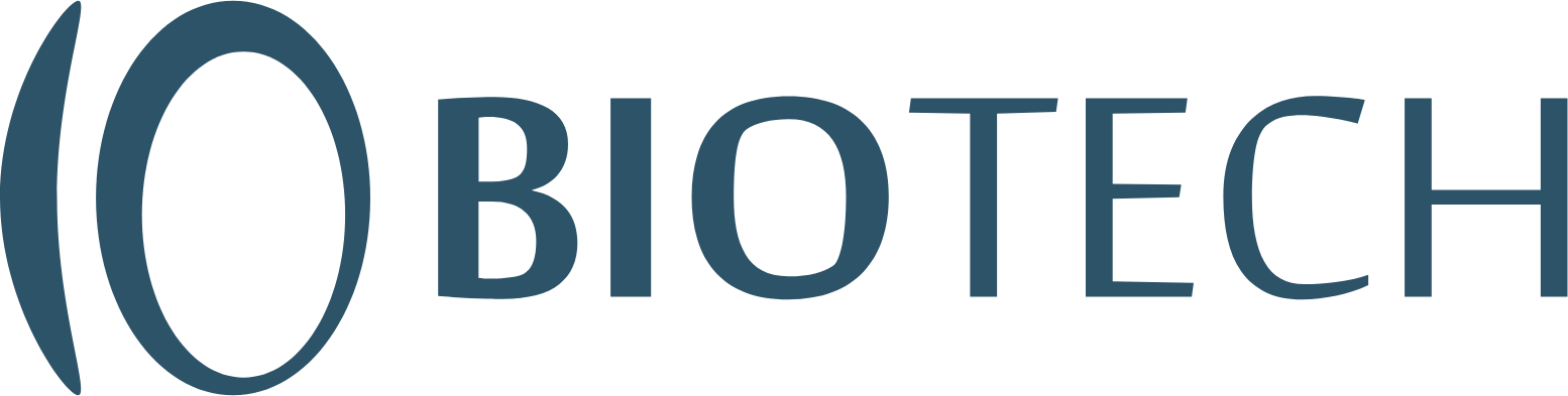 IO Biotech logo in transparent PNG and vectorized SVG formats