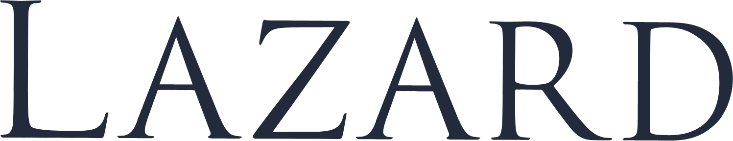 Lazard logo in transparent PNG and vectorized SVG formats