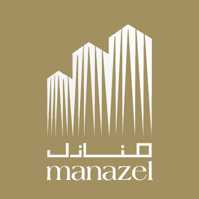 Manazel logo in transparent PNG format