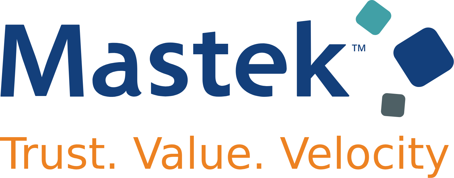 Mastek logo in transparent PNG format