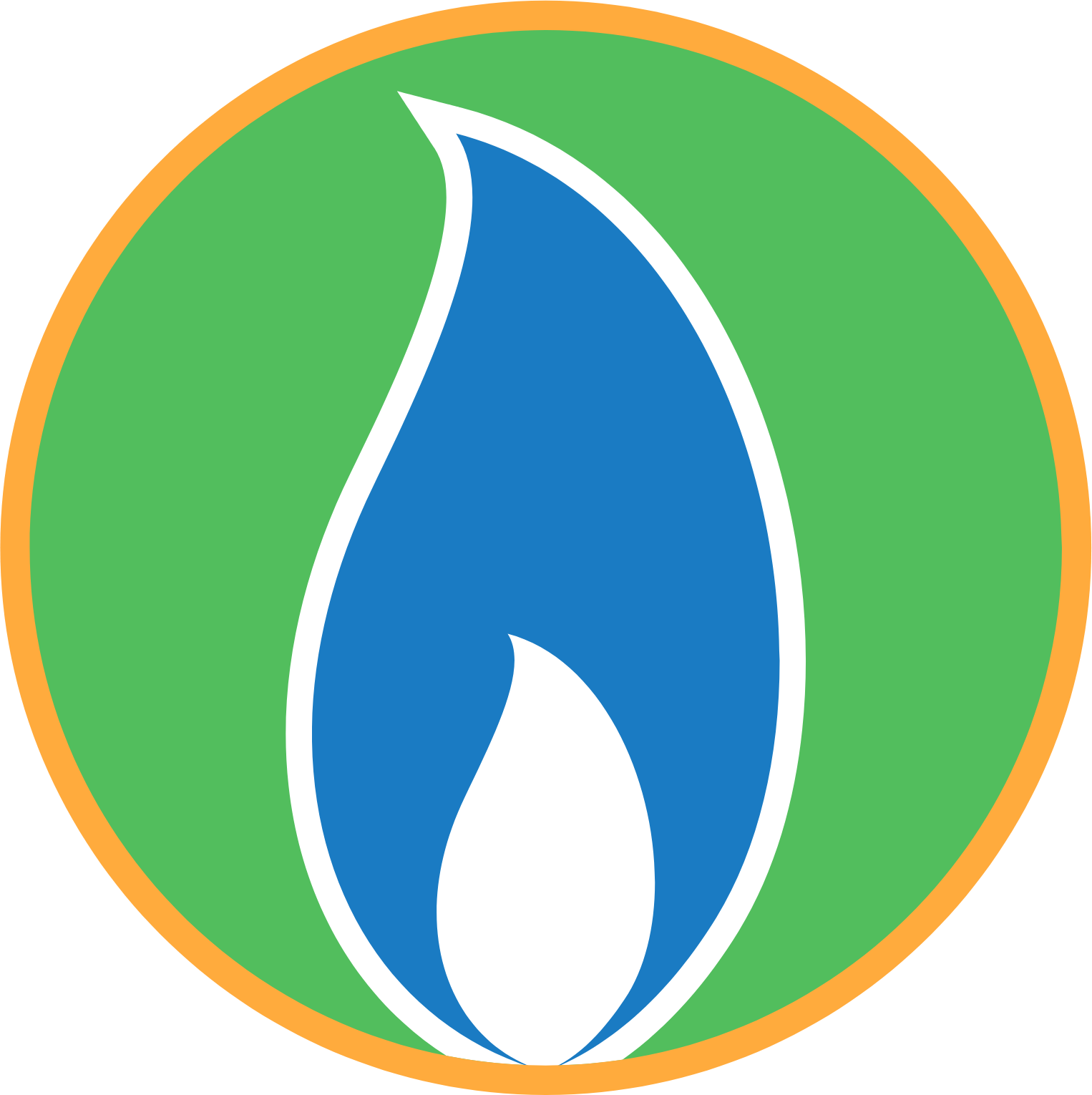 Mahanagar Gas logo in transparent PNG and vectorized SVG formats