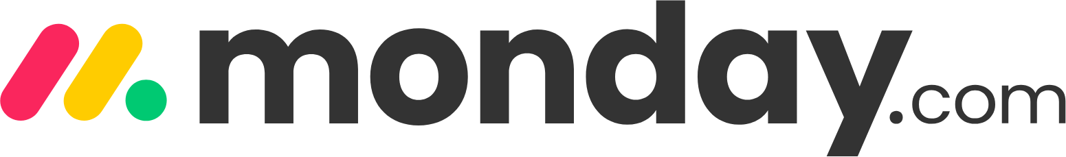 monday.com logo in transparent PNG format