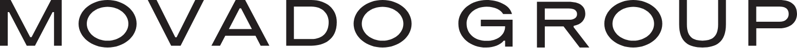 Movado logo in transparent PNG format