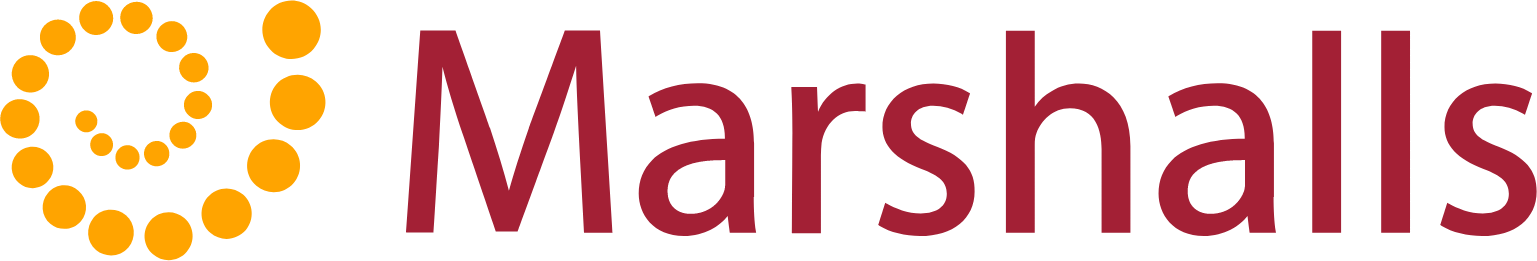 Marshalls plc logo in transparent PNG and vectorized SVG formats