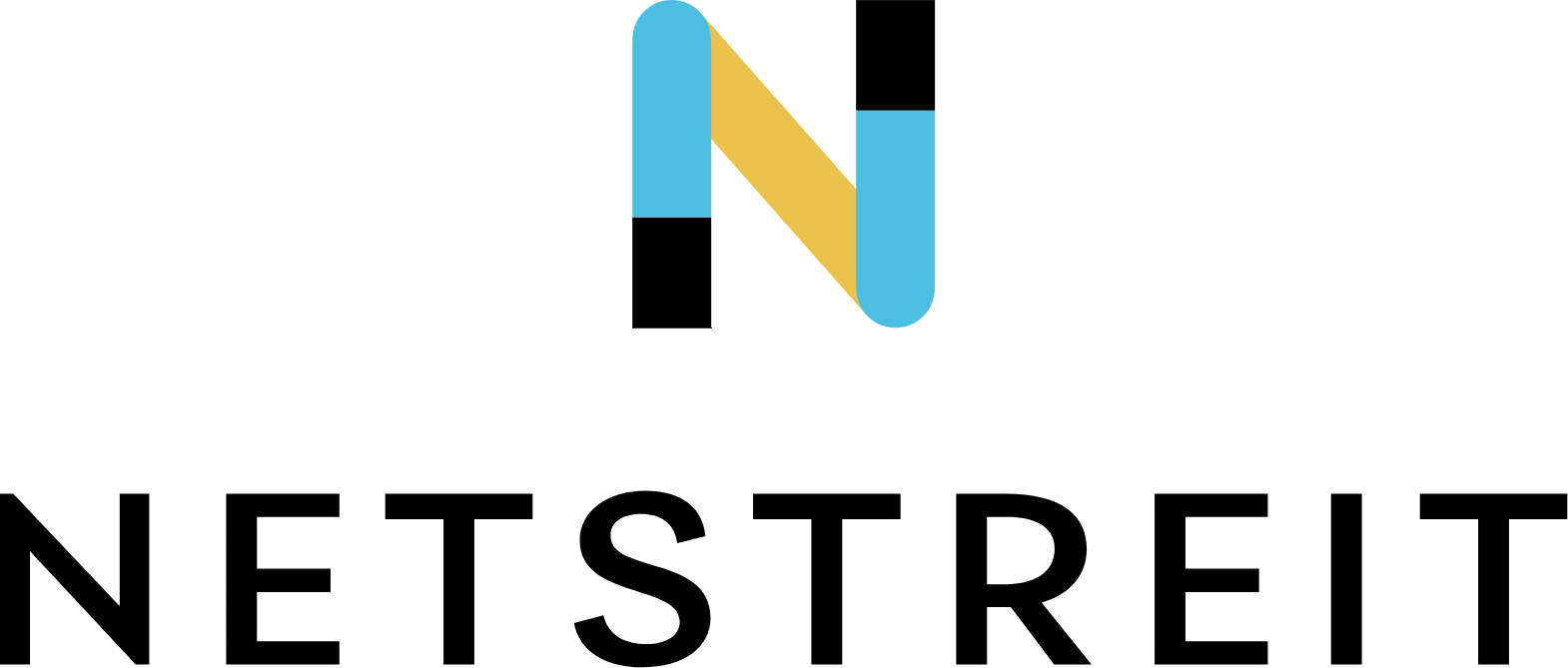 Netstreit logo in transparent PNG and vectorized SVG formats