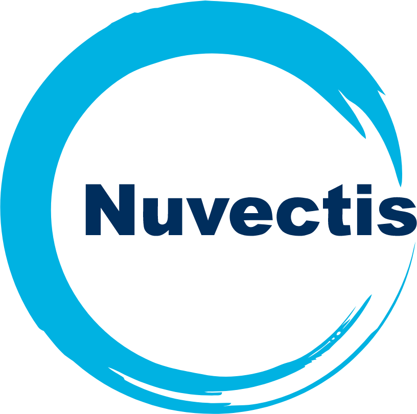 Nuvectis Pharma logo in transparent PNG and vectorized SVG formats