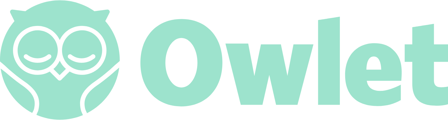 Owlet logo in transparent PNG and vectorized SVG formats