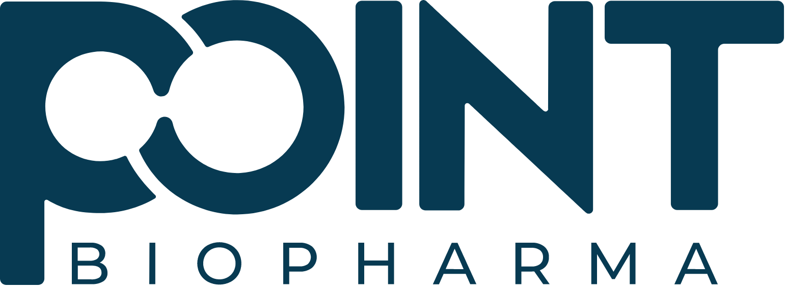 POINT Biopharma logo in transparent PNG and vectorized SVG formats