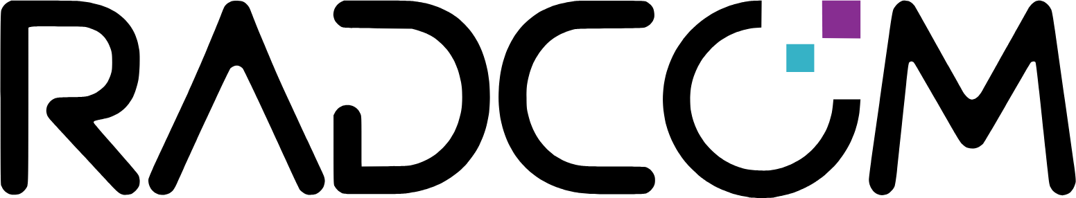 RADCOM logo in transparent PNG and vectorized SVG formats